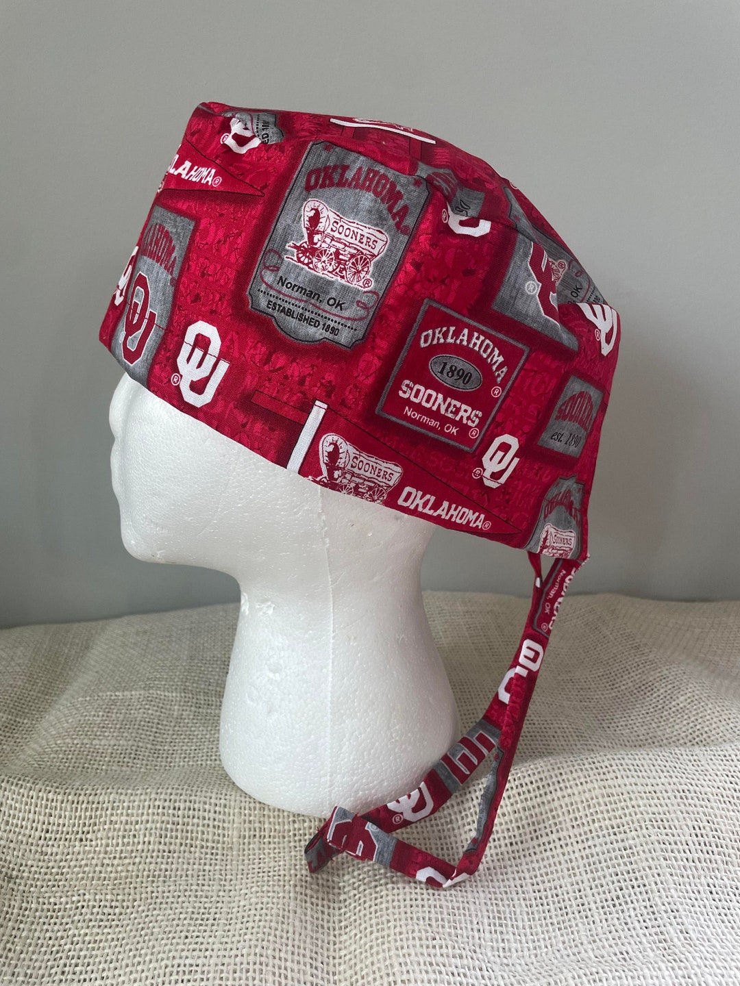 University of Oklahoma Scrub Cap - Logos and Pennants, Scrub Caps ...