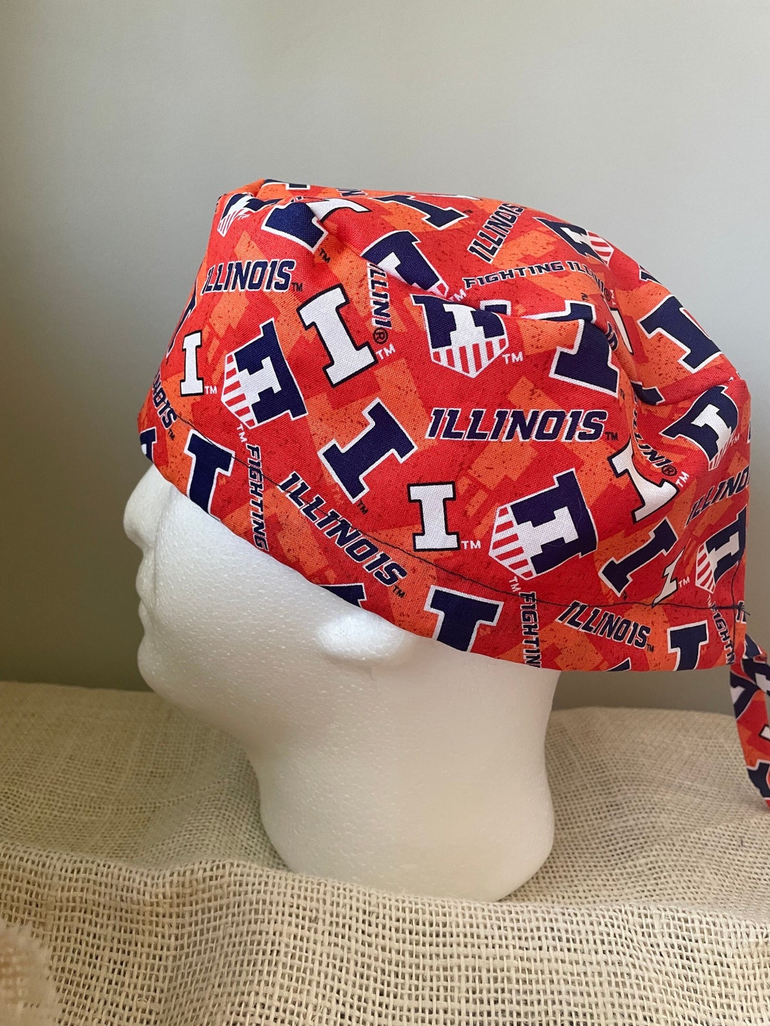 University of Illinois Scrub Cap - Scrub Caps - Scrub Hat - Surgery Cap ...
