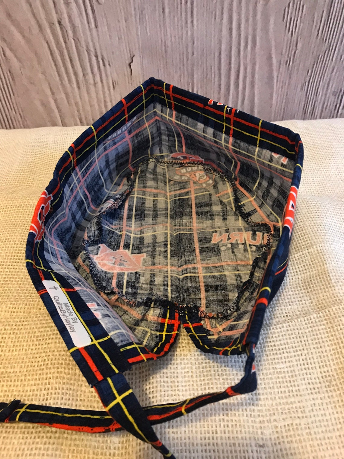 Auburn University Scrub Cap - Plaid Option - Surgery OR Surgical Hat ...