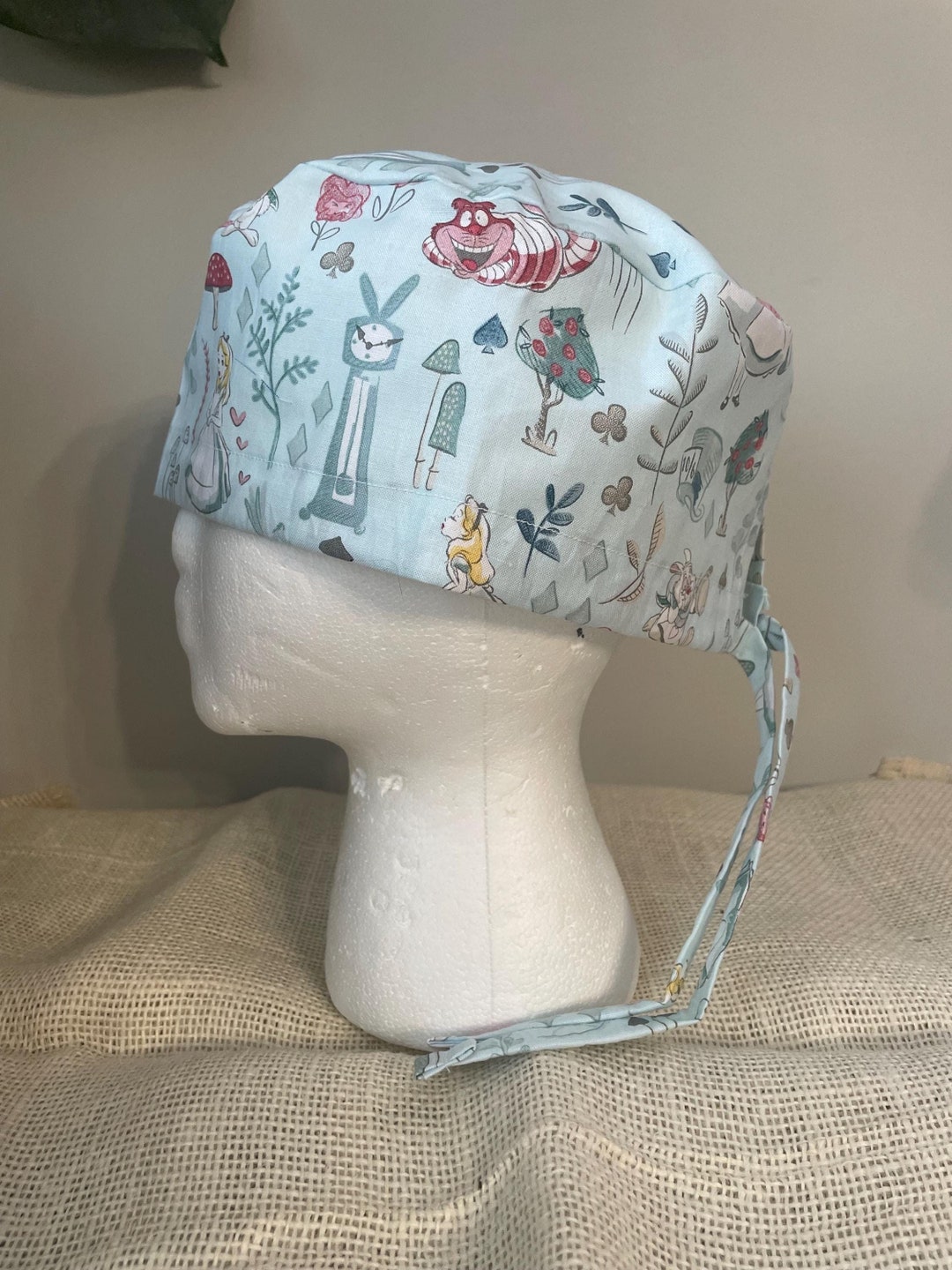 Alice in Wonderland Scrub Cap - Surgery Cap - Surgery Hat - Scrub Hat ...