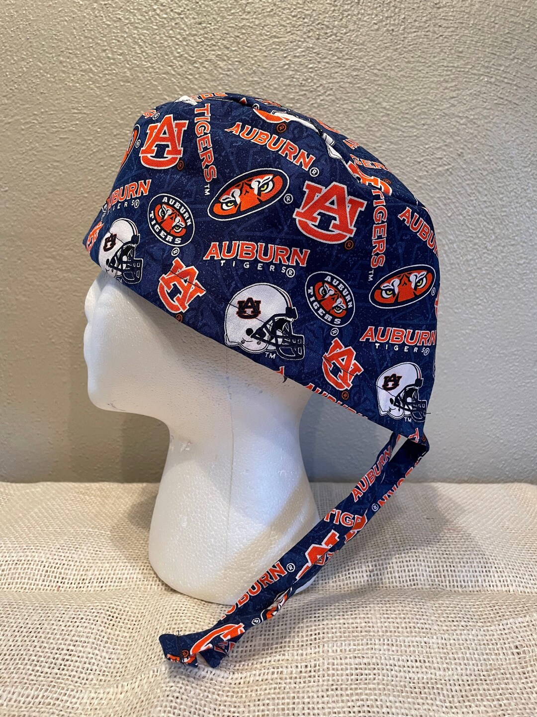 Auburn University Scrub Cap - Scattered Logos Version - Surgery Cap Hat ...