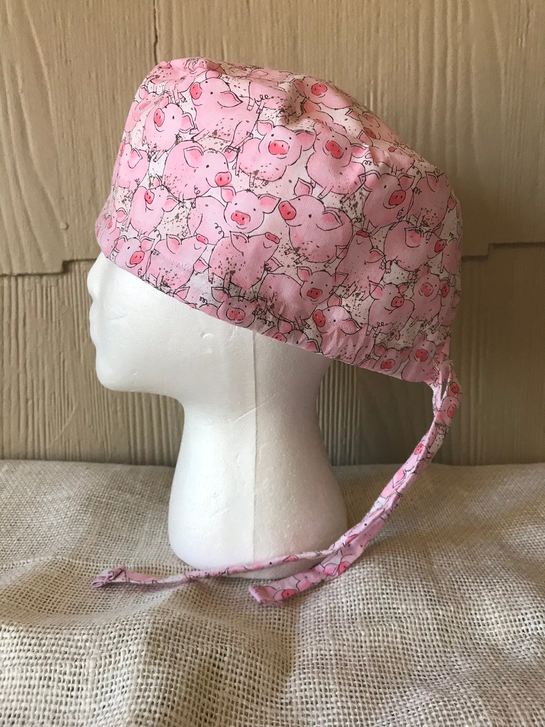 Happy Pigs Scrub Cap - Surgery Cap - Scrub Hat - Scrub Caps - Surgery ...