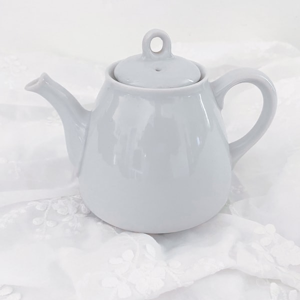 White Teapot - Etsy