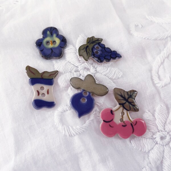 Fruit Buttons - Etsy