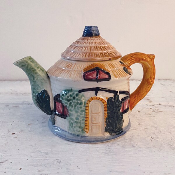 Cottage Teapot - Etsy