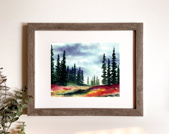 Towering limited edition fine art print reproduction of a | Etsy