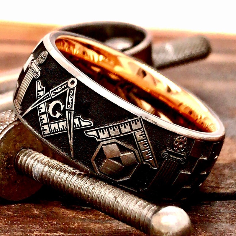 Masonic Ring - Etsy