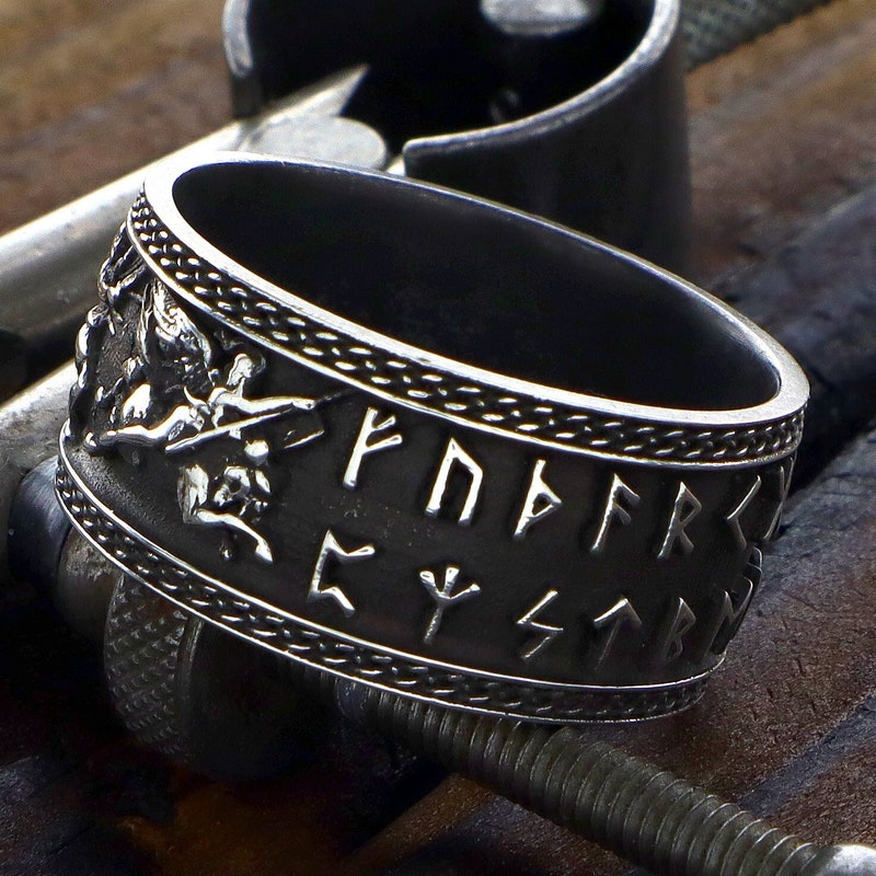 Mens Silver Ring - Etsy