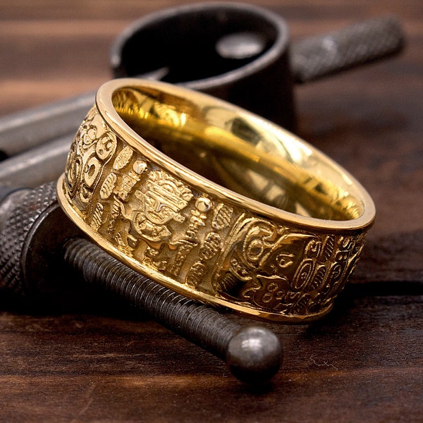 Mayan Ring - Etsy