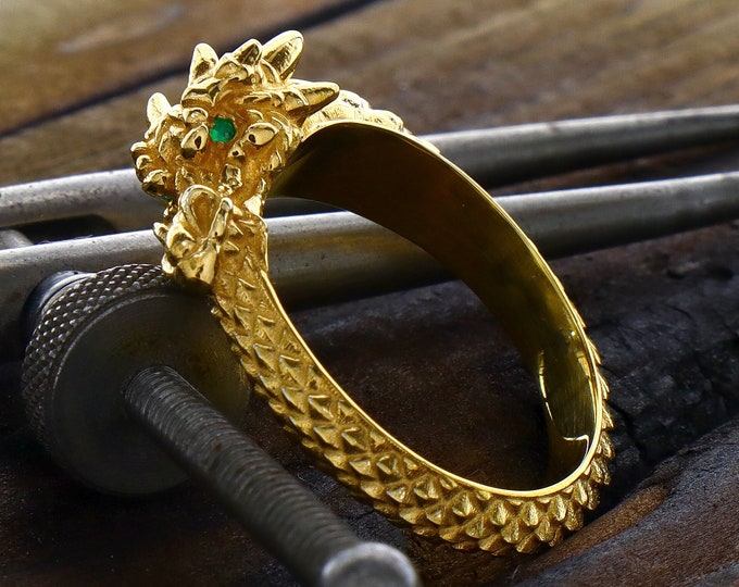 Vintage TY Lee TYL Star Sapphire Star Ruby Double Dragon Ring 14k Gold ...