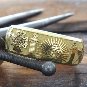 Masonic Ring, Men's 14k Gold Masonic Ring, Mason Ring, Freemason Ring ...