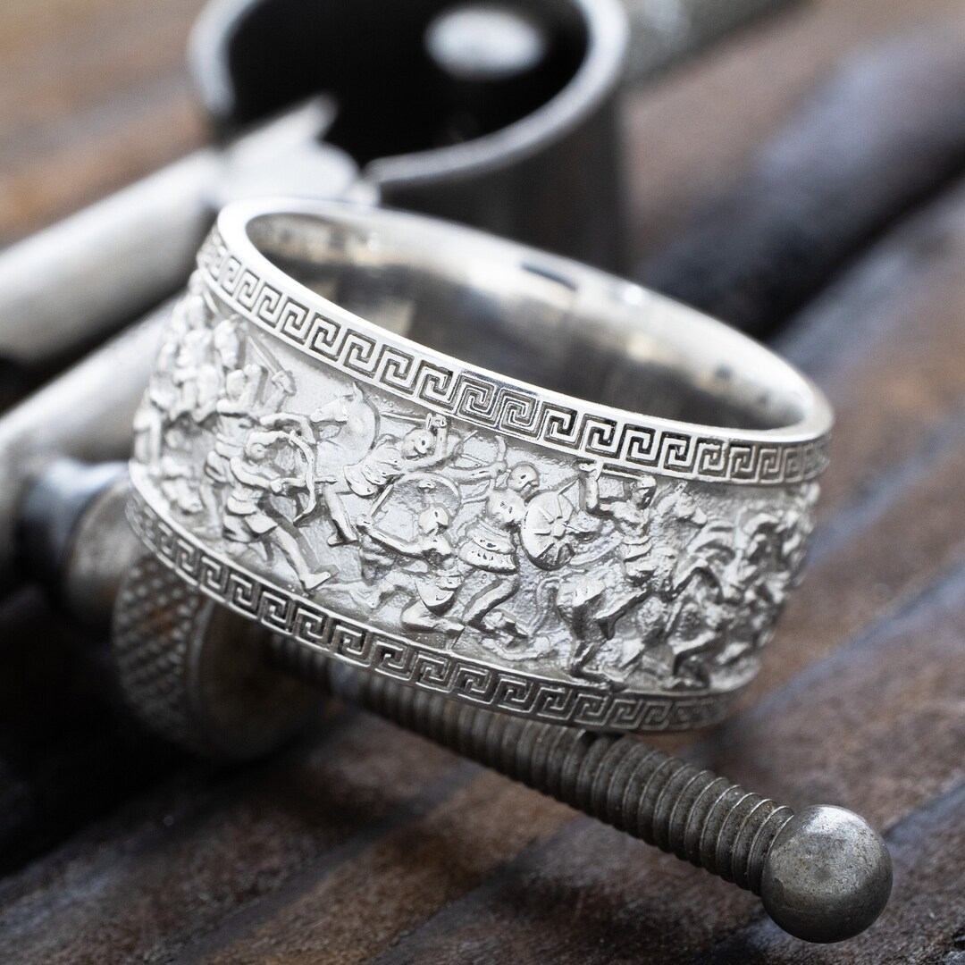 Alexander the Great Ring, Platinum Ring, Men's Wedding Ring, Custom ...