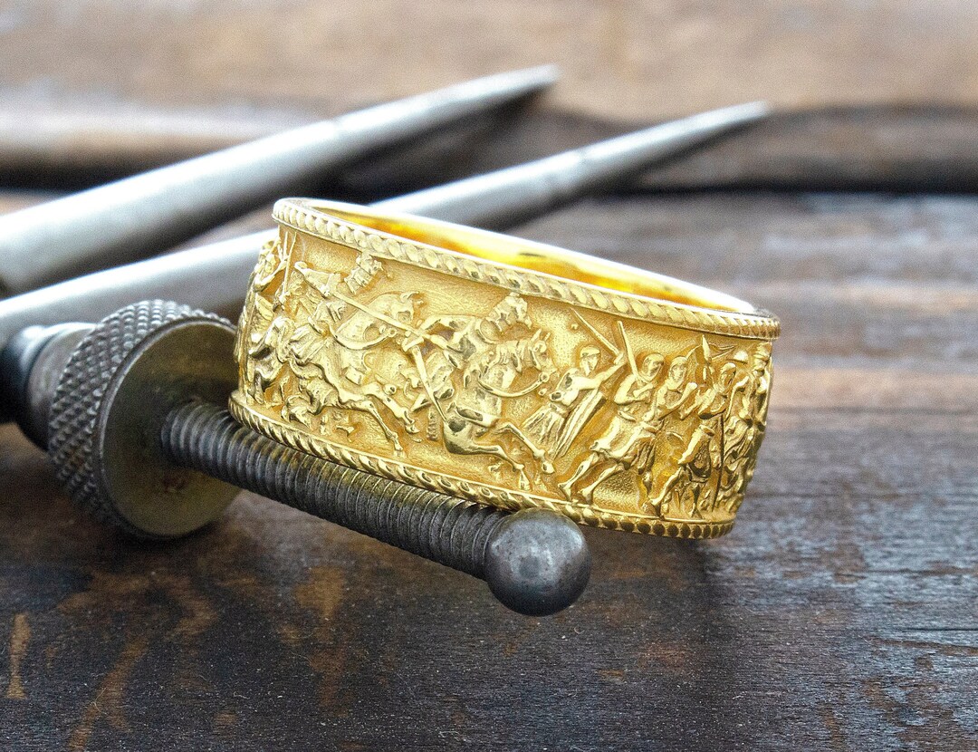 Medieval Battlefield Ring Medieval Knight Ring Gothic Ring - Etsy