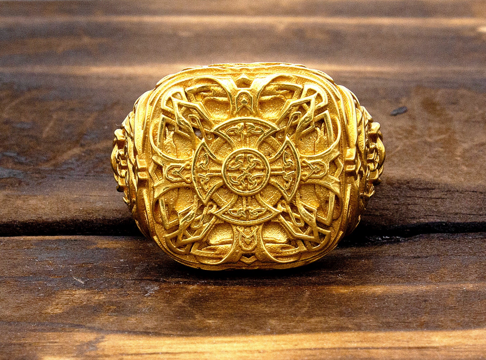 Gold Celtic Ring Gold Irish Ring Celtic Knot Ring Celtic - Etsy