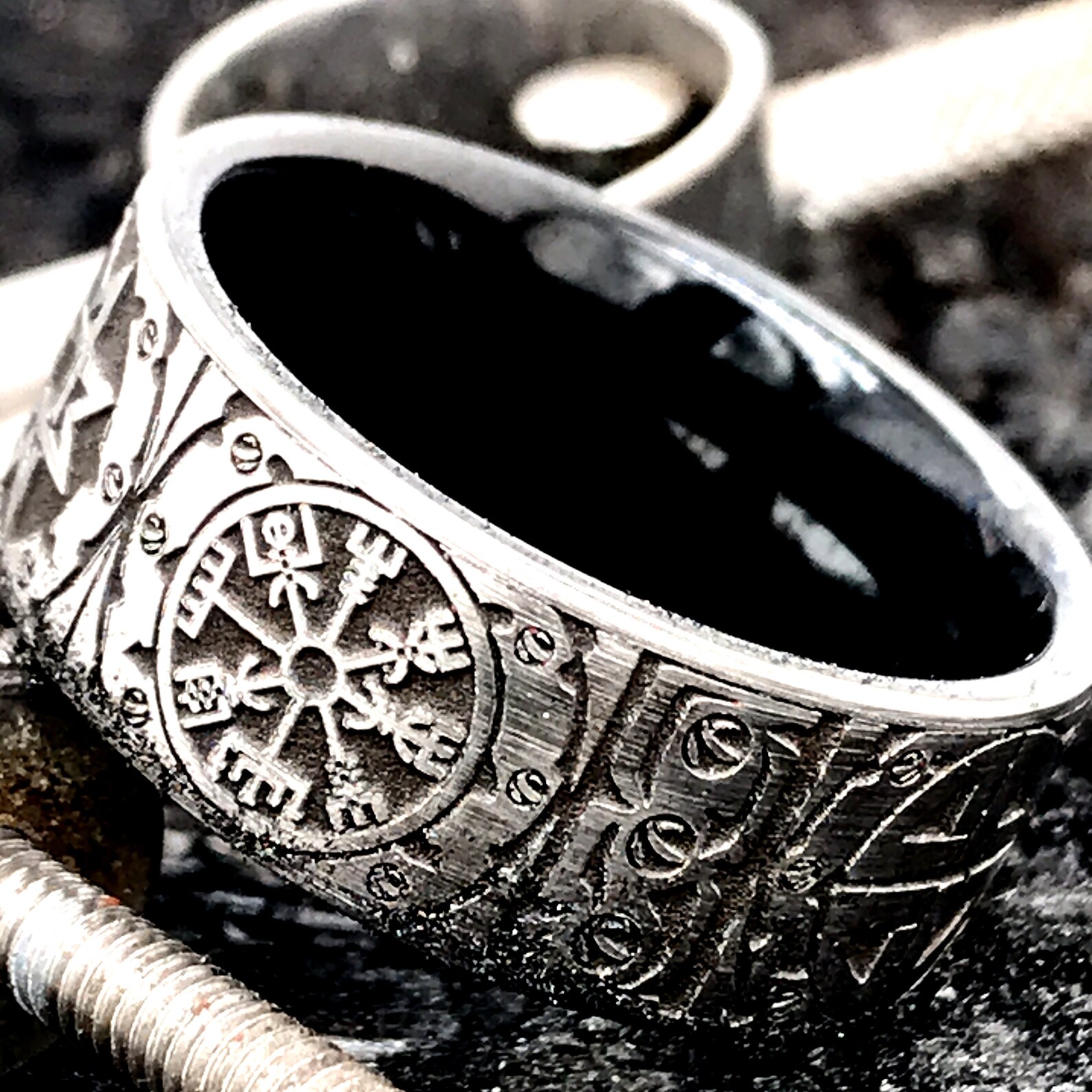 Viking Symbols Ring Celtic Ring Ancient Ring Medieval Ring - Etsy