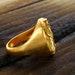 14k Gold Ring Ancient Persian Ring Signet Ring Historic Jewelry ...