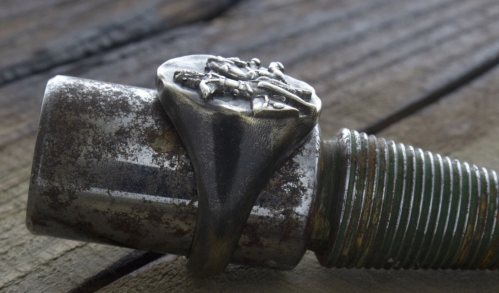 Silver Warrior Ring, Ancient Warrior Ring, Horse Ring, Men's Signet ...