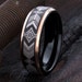 Engraved Tungsten Ring Native American Ring Southwestern - Etsy