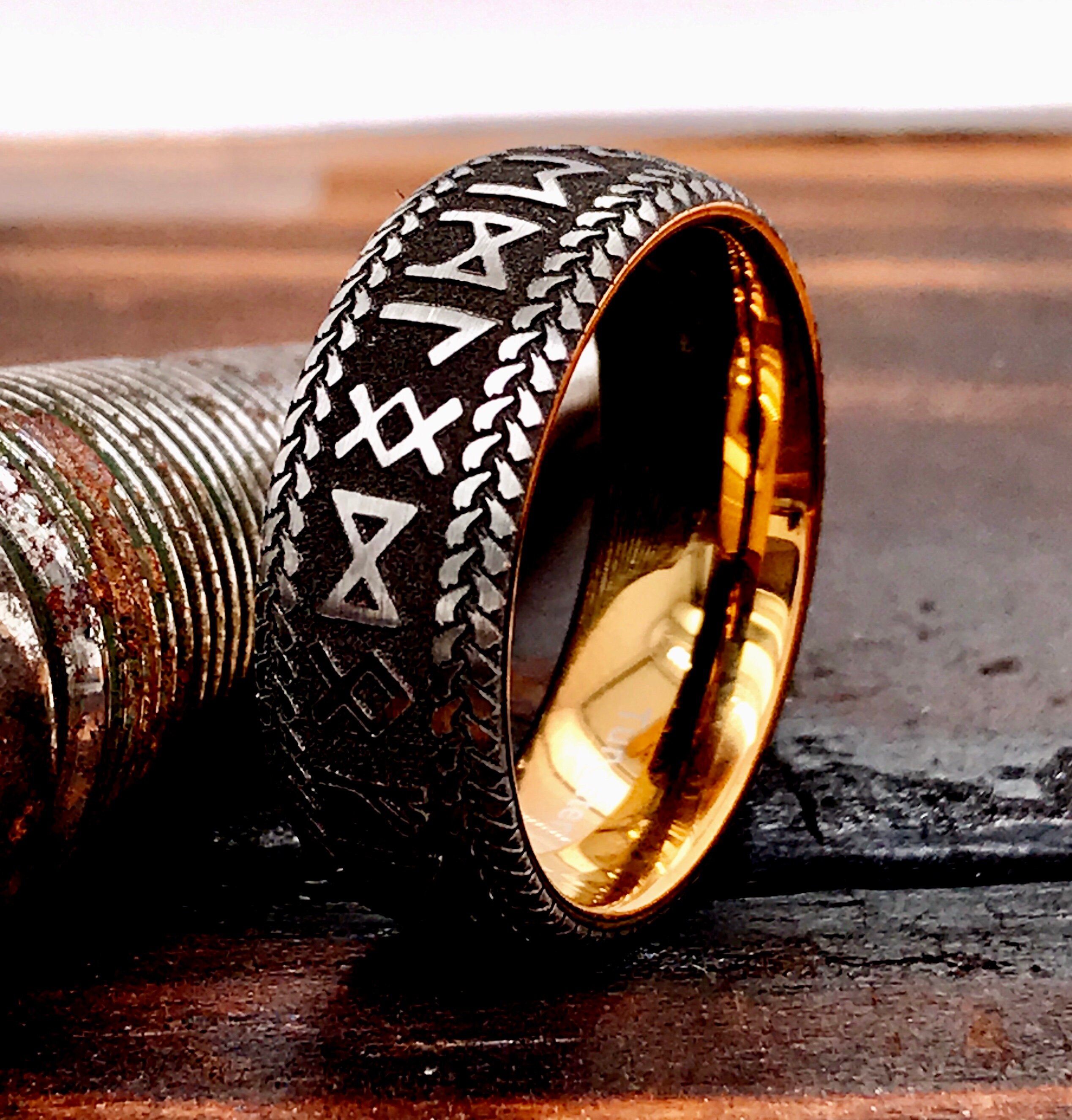 Tungsten Ring Mens Tungsten Ring Tungsten Wedding Band | Etsy