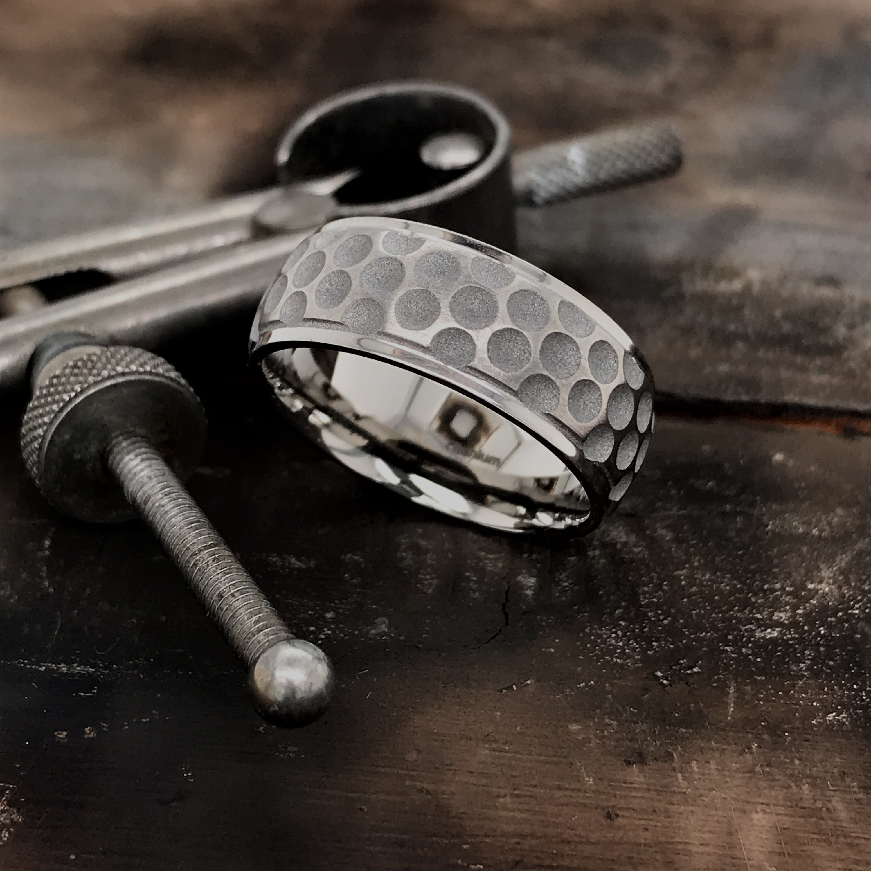 Titanium Ring Golf Ring Mens Titanium Ring Sport Ring - Etsy Ireland