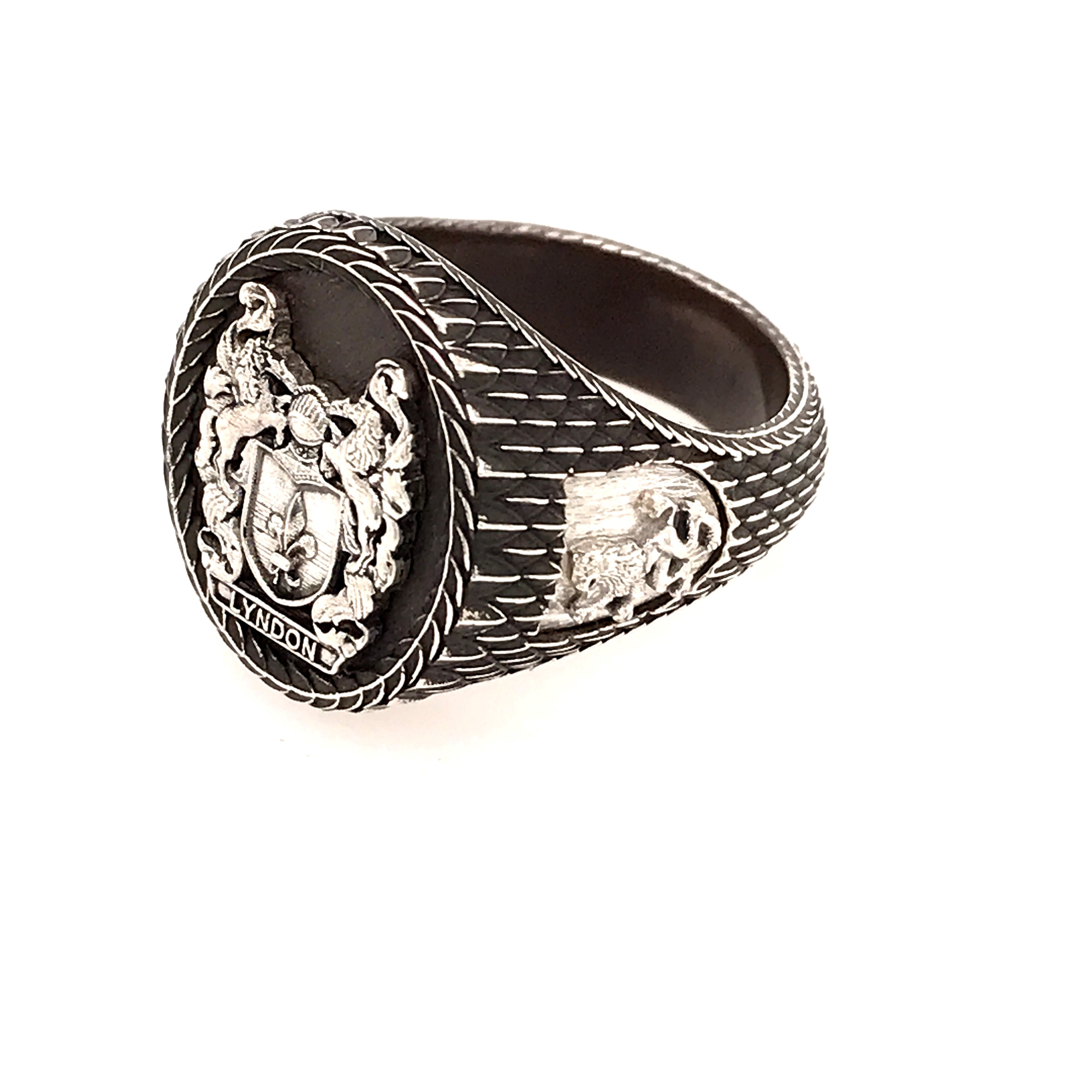 Mens Ring Signet Ring Family Crest Ring Custom Made Ring | Etsy