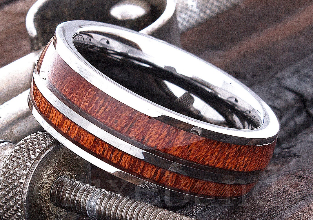 Tungsten Ring, Tungsten Band, Wedding Ring, Mens Tungsten Ring, 8mm ...