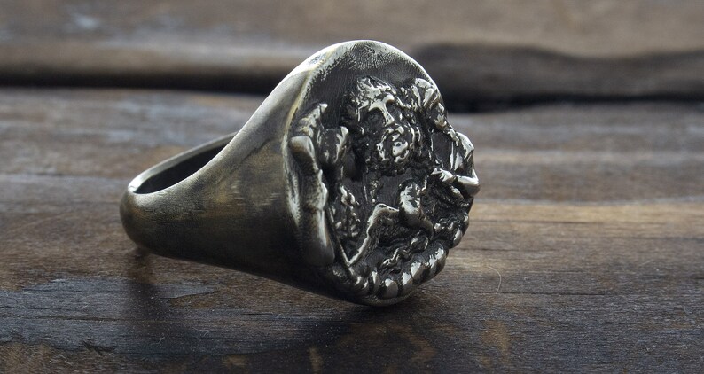 Ancient Greek Ring Silver Greek Ring Hellenic Ring Antique - Etsy
