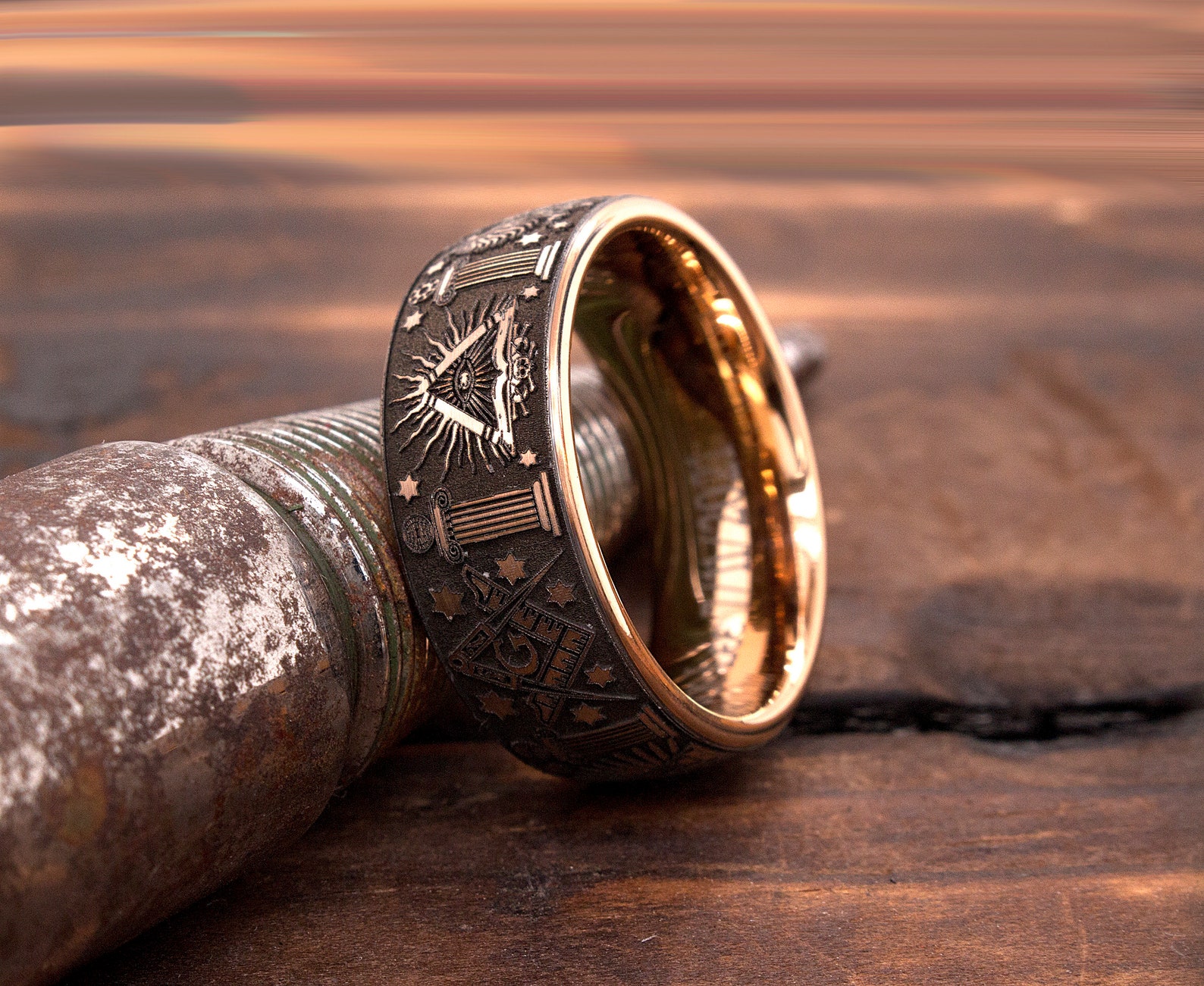 Masonic Ring Scottish Rite Ring 32 Degree Masons Ring Build - Etsy