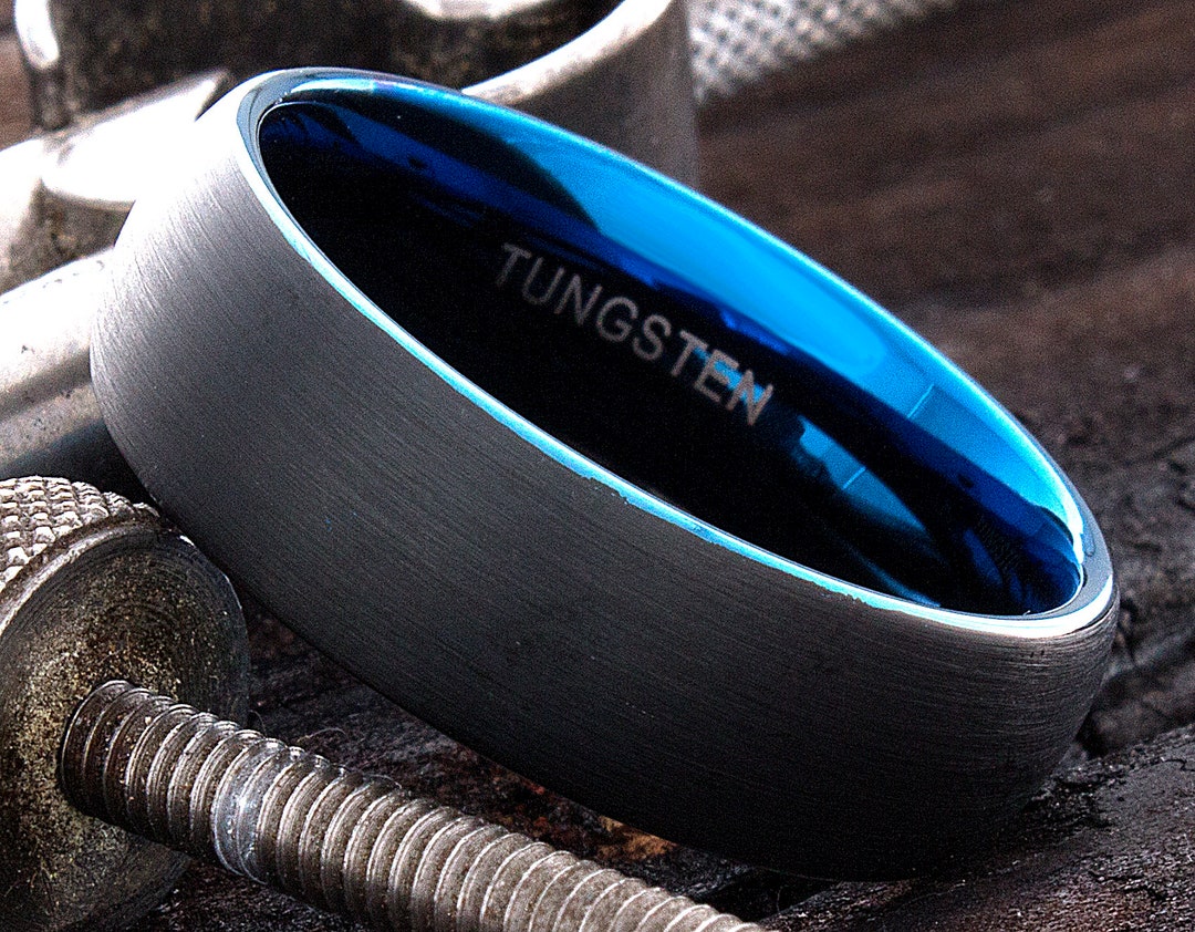 Tungsten Bandm - Tungsten Ring - Wedding Band for Men - Anniversary ...