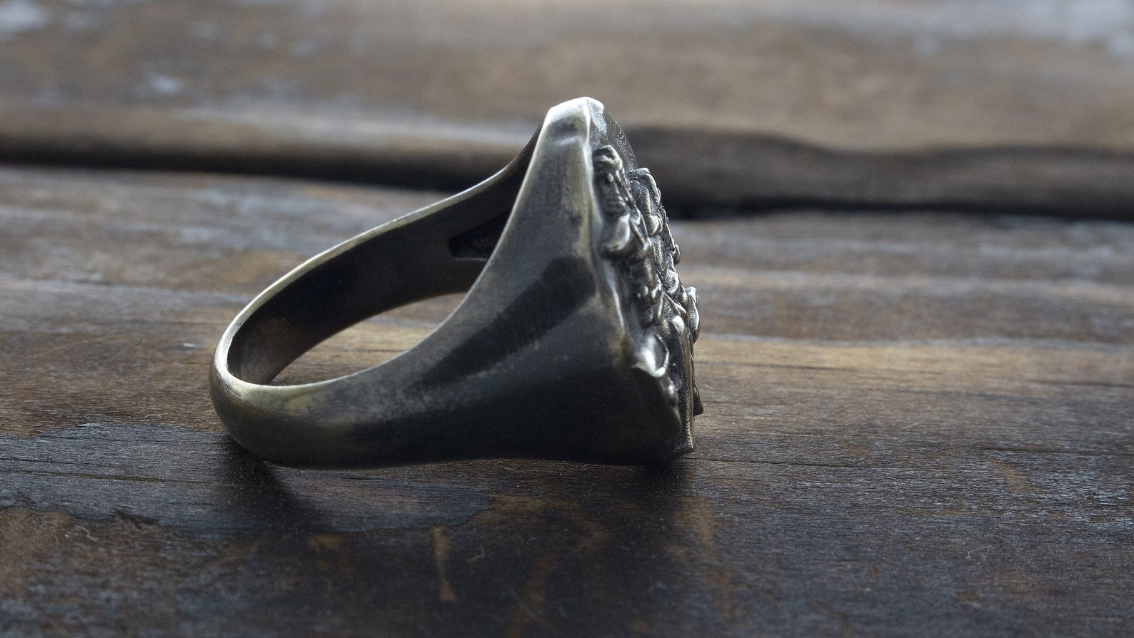Silver Warrior Ring, Ancient Warrior Ring, Horse Ring, Men's Signet ...