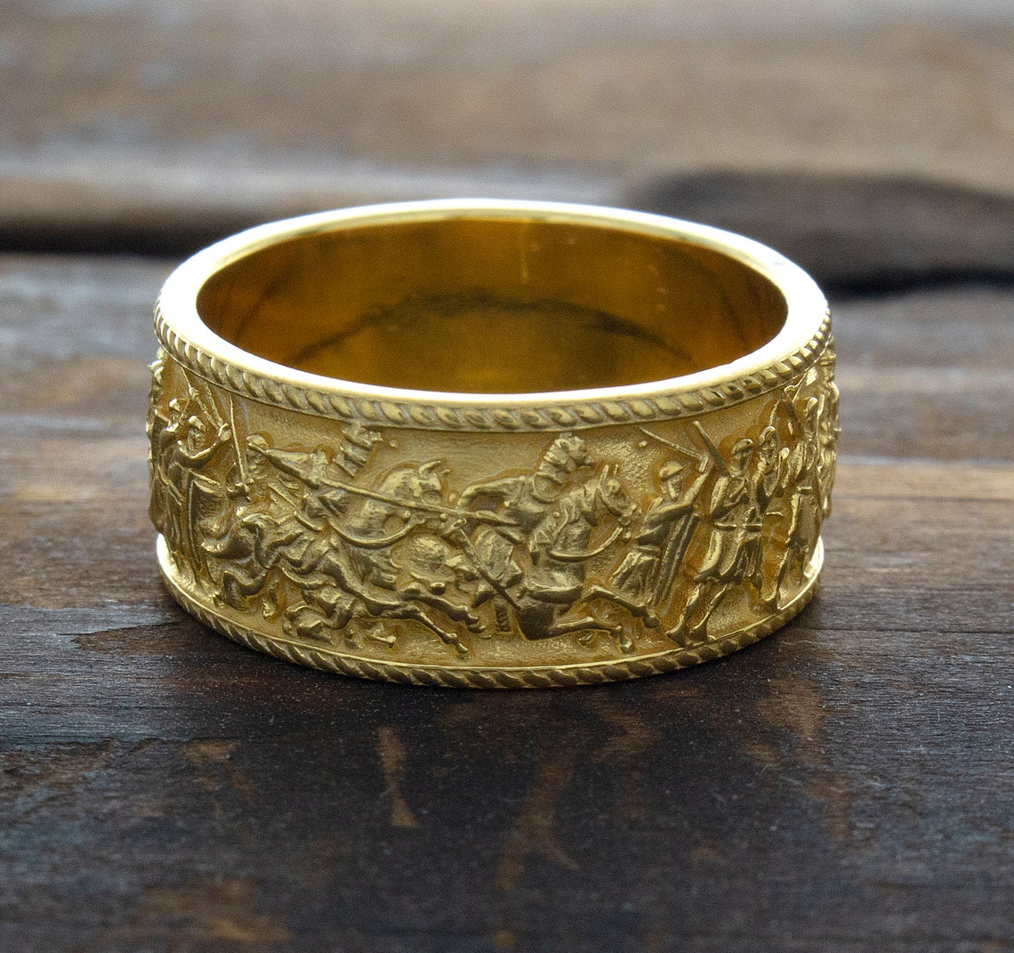 Medieval Battlefield Ring Medieval Knight Ring Gothic Ring - Etsy