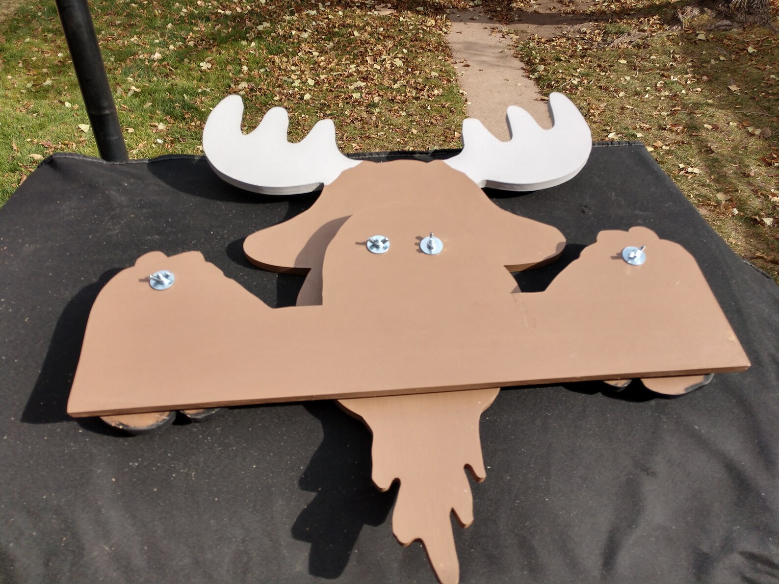 Moose Fence Peeker Outdoor Yard Garden Party Playground | Etsy