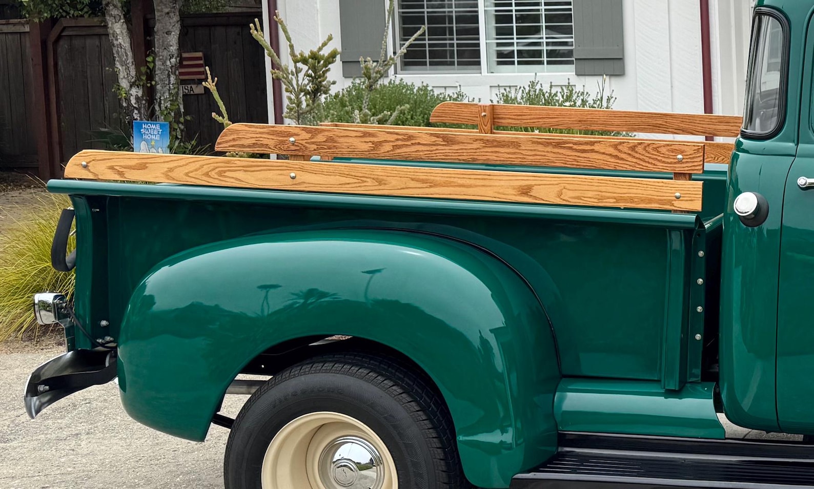 Solid Red Oak Pickup Truck Bed Rails 2 Staggered 1 X 4-inch Rails - Etsy