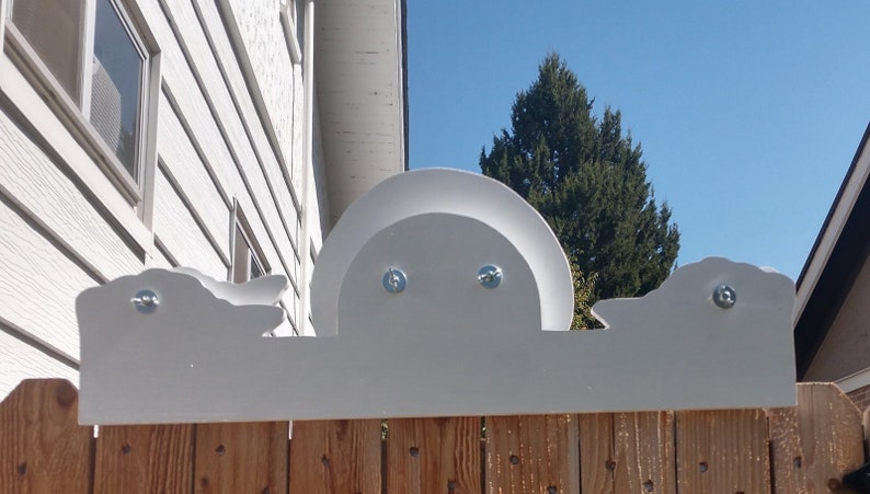 Jack Skellington Skeleton Fence Peeker Yard Art Garden Playground ...