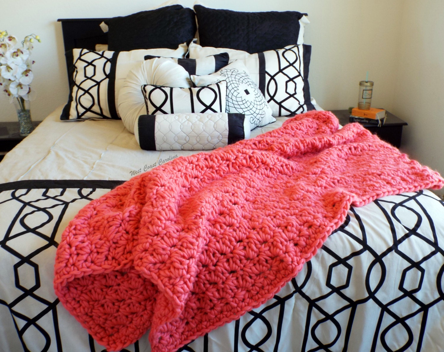 Half Shell Throw - PDF - Crochet Blanket Pattern - Etsy