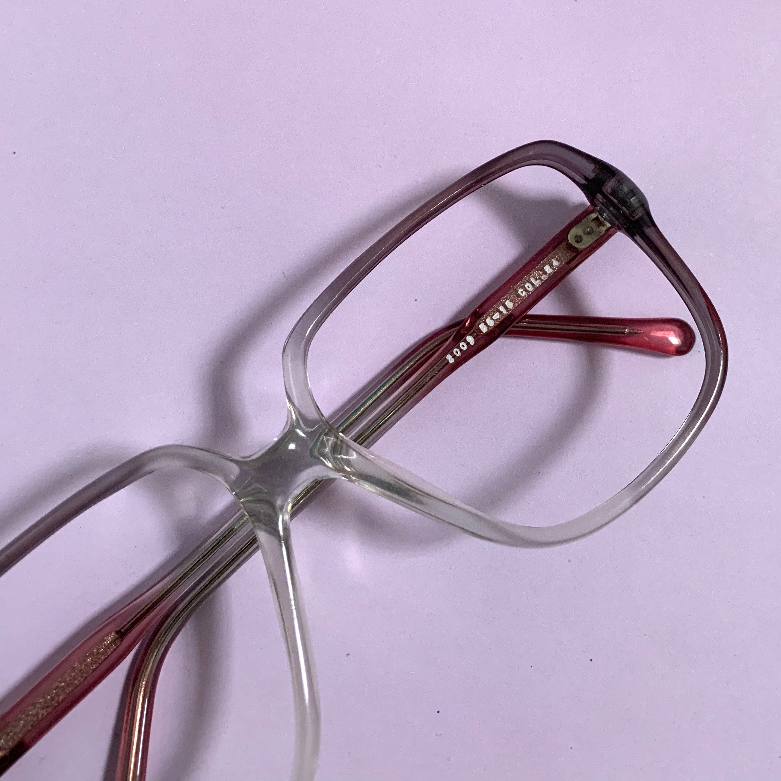 Vintage 70s 80s Purple Gradient Frame Eyeglasses - Etsy