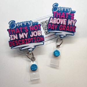 That's Above My Pay Grade/that's Not in My Job Description/sorry/funny ...