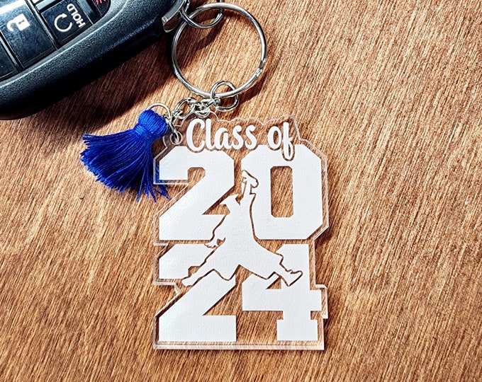 Class of 2024 Keychain/senior/graduate/graduation/high School/college ...