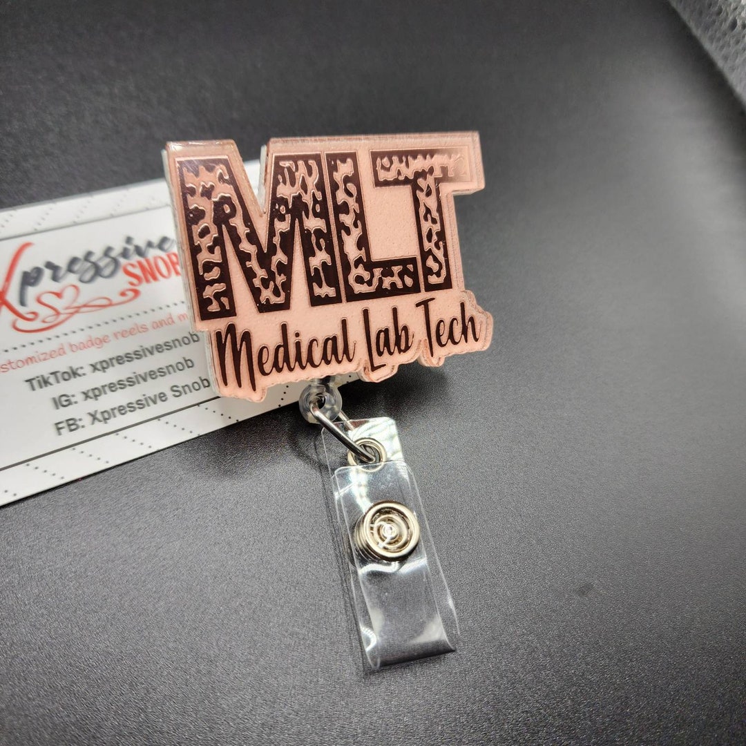 Medical Laboratory Technician/badge Reel/lab/scientist/mlt/gift - Etsy
