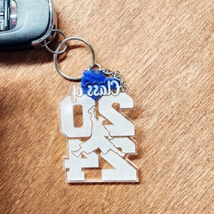Class of 2024 Keychain/senior/graduate/graduation/high - Etsy