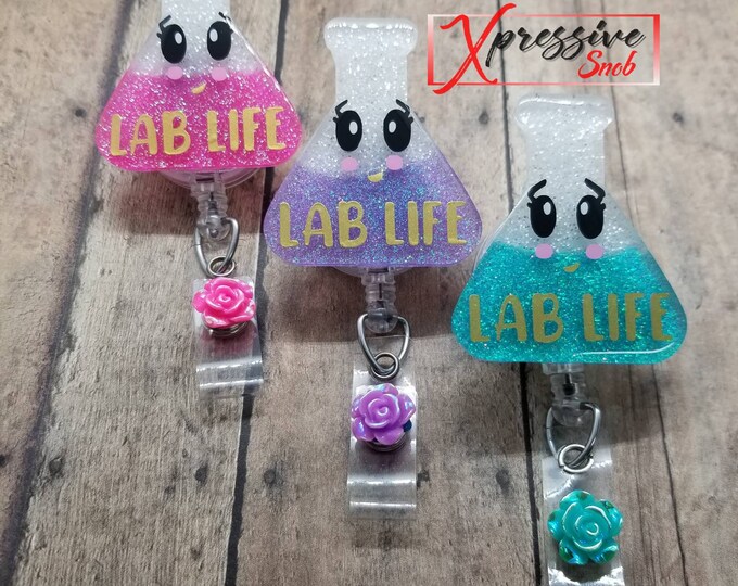 Lab Life/badge Reel/medical Technologist/lab Technician/scientist/mlt ...