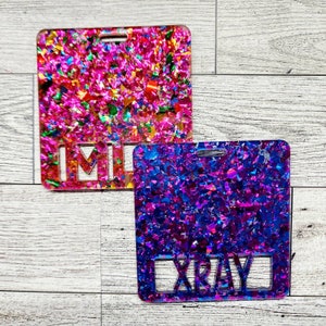 HORIZONTAL Badge Buddy for Horizontal ID Badge/personalized Badge ...