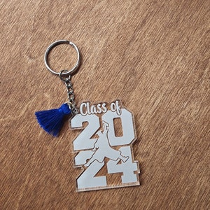 Class of 2024 Keychain/senior/graduate/graduation/high - Etsy