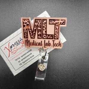 Medical Laboratory Technician/badge Reel/lab/scientist/mlt/gift - Etsy