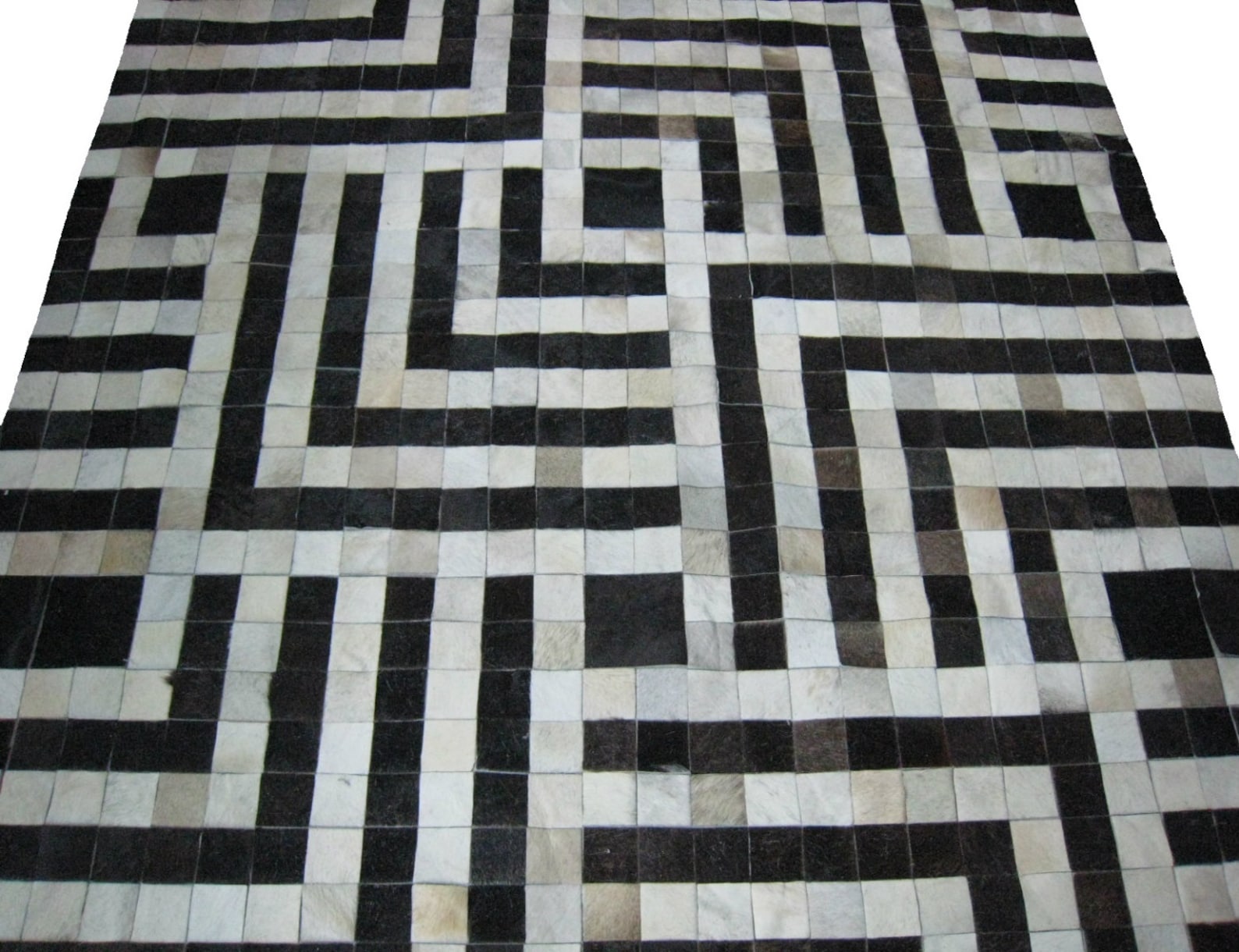 Cowhide Patchwork Rug *RAW Leather Argentina - Free Shipping - Cowhide ...