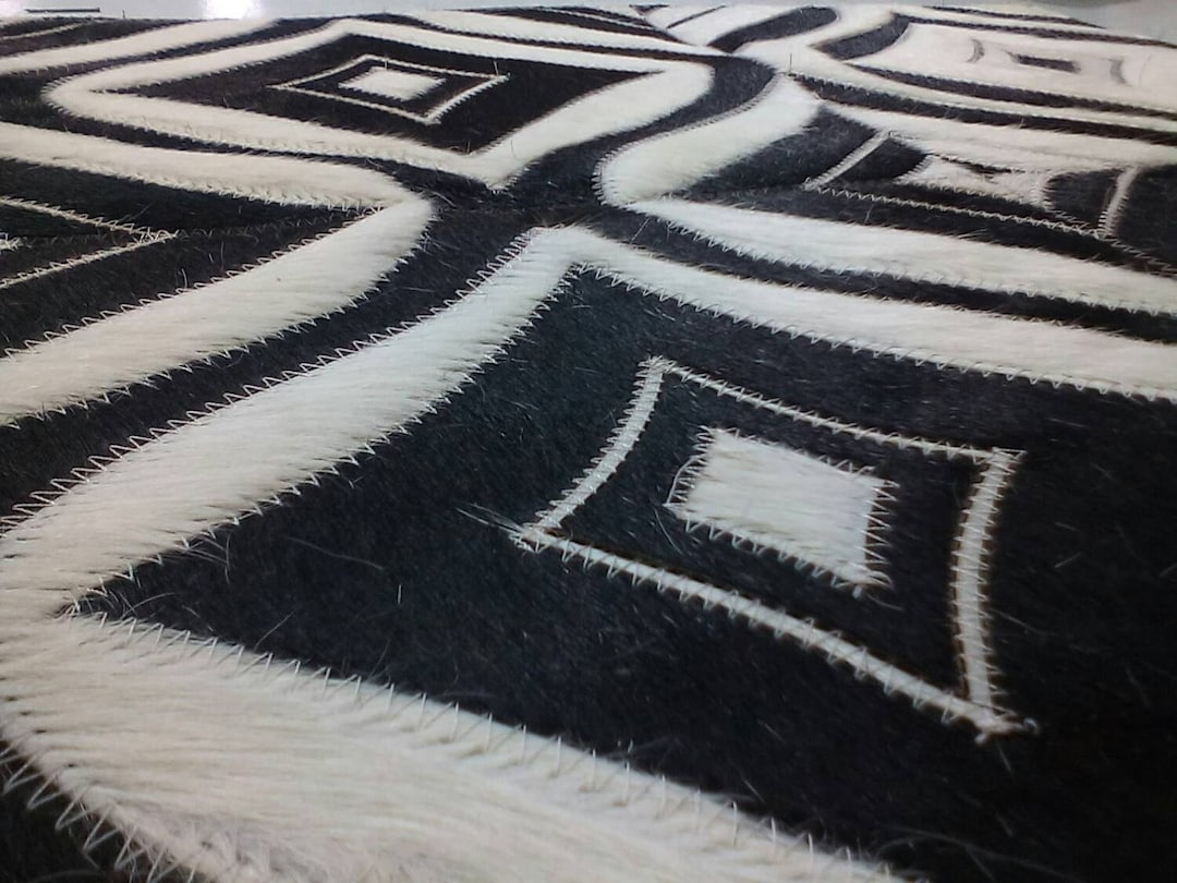 Cowhide Patchwork Rug *RAW Leather Argentina - Free Shipping - COWHIDE ...