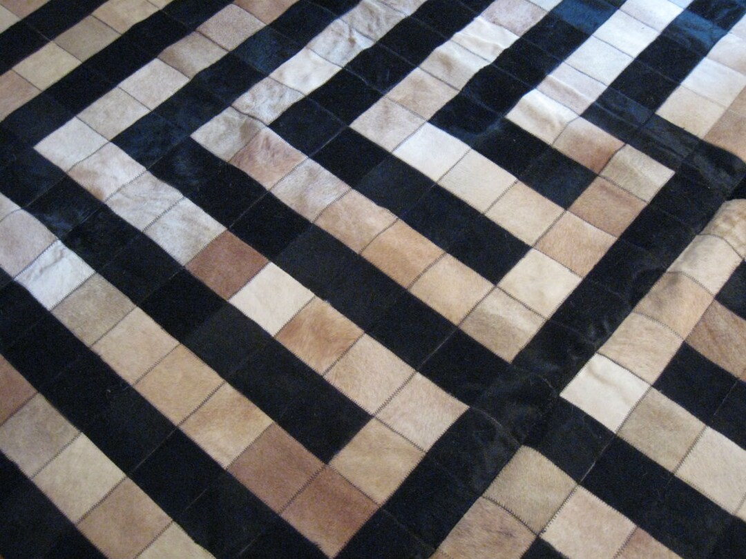 Cowhide Patchwork Rug RAW Leather Argentina COWHIDE Patchwork RUGS Free ...