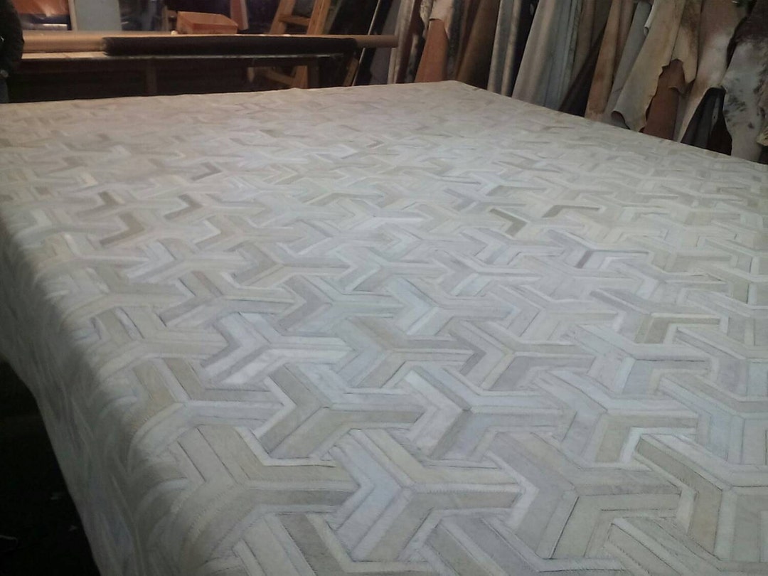 Cowhide Patchwork Rug RAW Leather Argentina Free Shipping COWHIDE ...