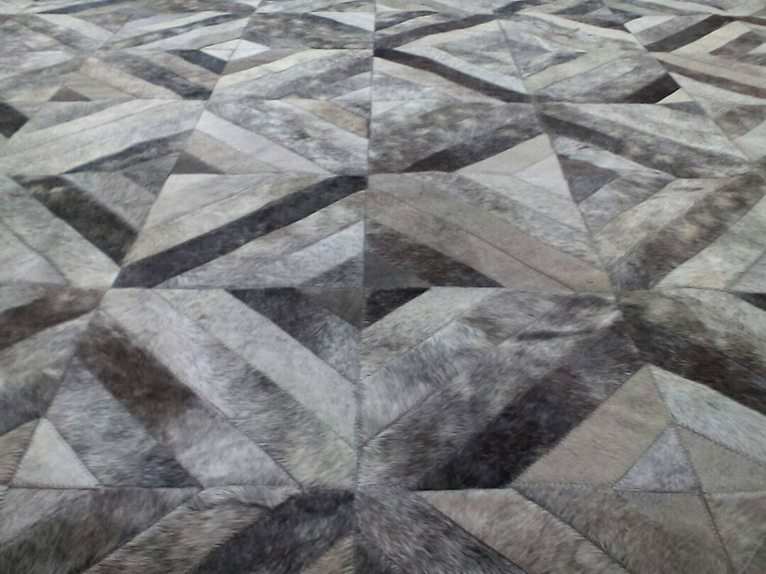 Cowhide Patchwork Rug * RAW Leather Argentina - Free Shipping - Model ...