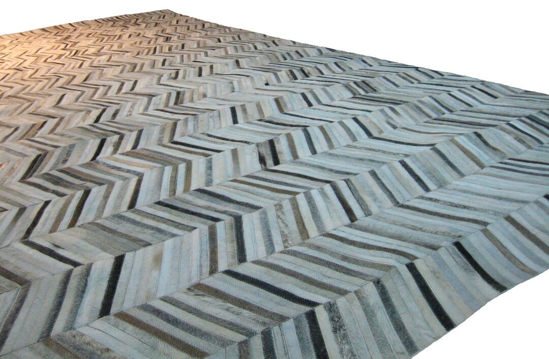 Cowhide Patchwork Rug *RAW Leather Argentina - Free Shipping - COWHIDE ...